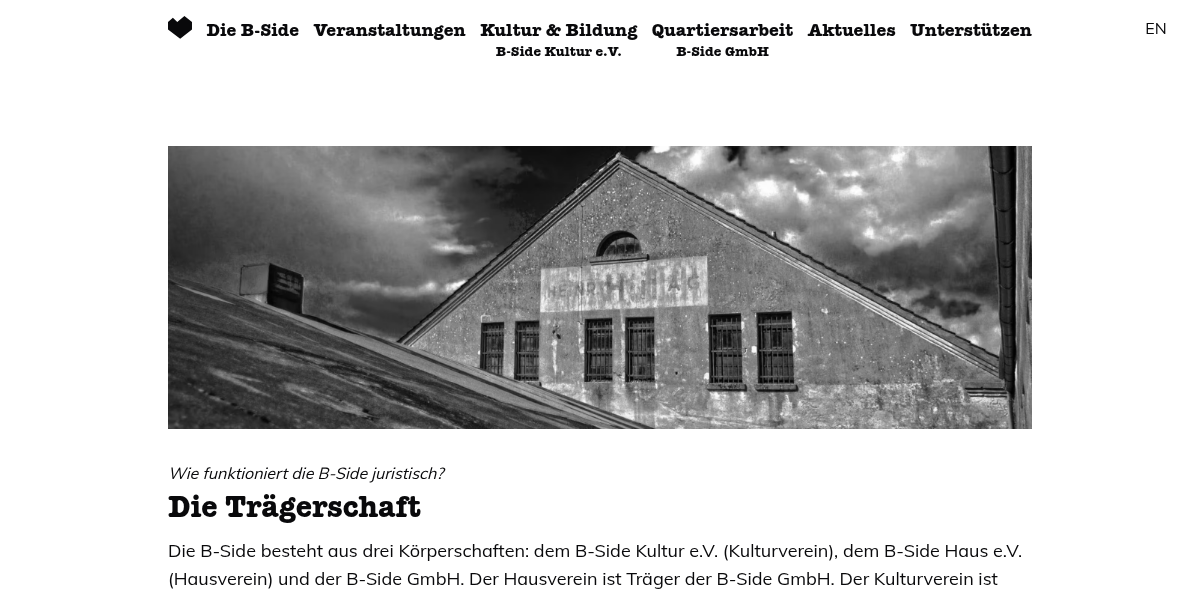 Trägerschaft | B-Side Münster